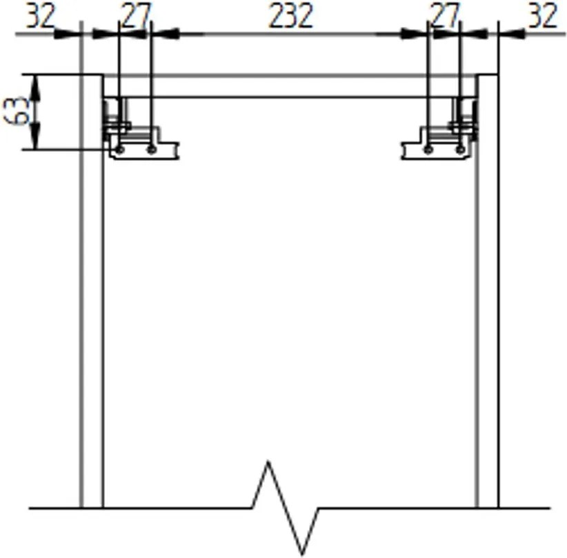 Mereo Mereo, Mailo, koupelnová skříňka vysoká 170 cm, chrom madlo, CN524LP