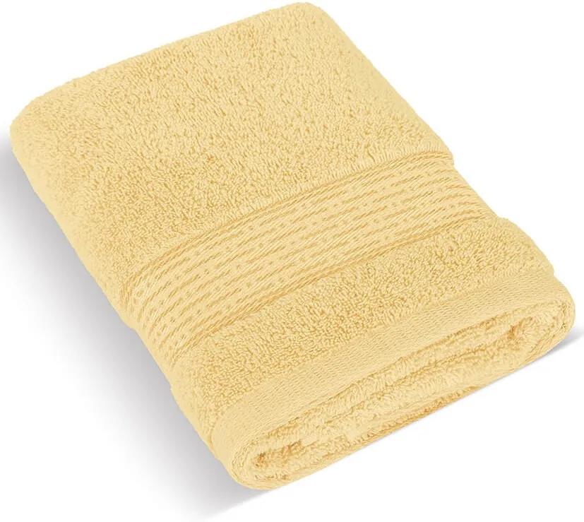 Brotex Froté ručník proužek 450g světle žlutá 50 x 100 cm