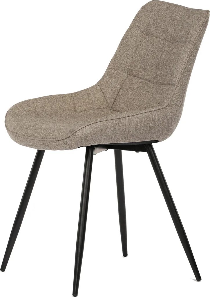 Autronic Jídelní židle, béžová, látka, CT-395 CRM2