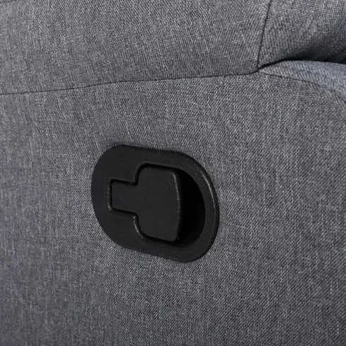 LuxuryForm DESIGN Televizní křeslo CARLOS s polohováním - šedé