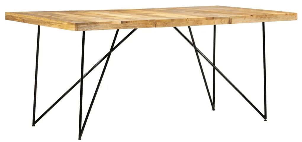 282880 vidaXL Jídelní stůl 180 x 90 x 76 cm masivní mangovníkové dřevo