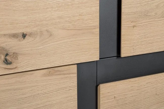 BIZZOTTO Dřevěný kabinet STANWOOD 120x90 cm 0747103