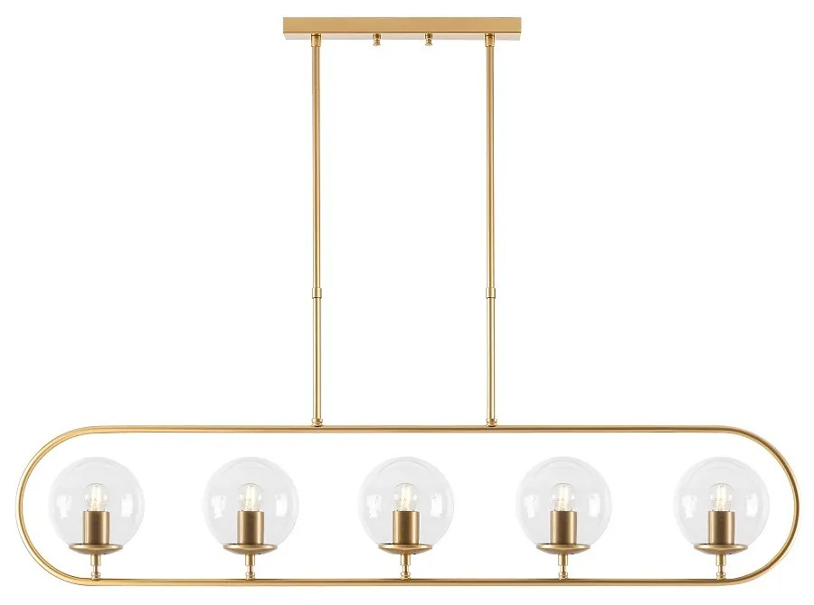 Designový lustr Ulrica 122 cm zlatý