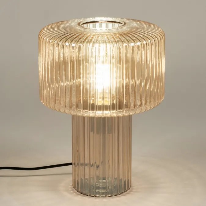 Stolní retro lampa Lisboa Glass Bernstein