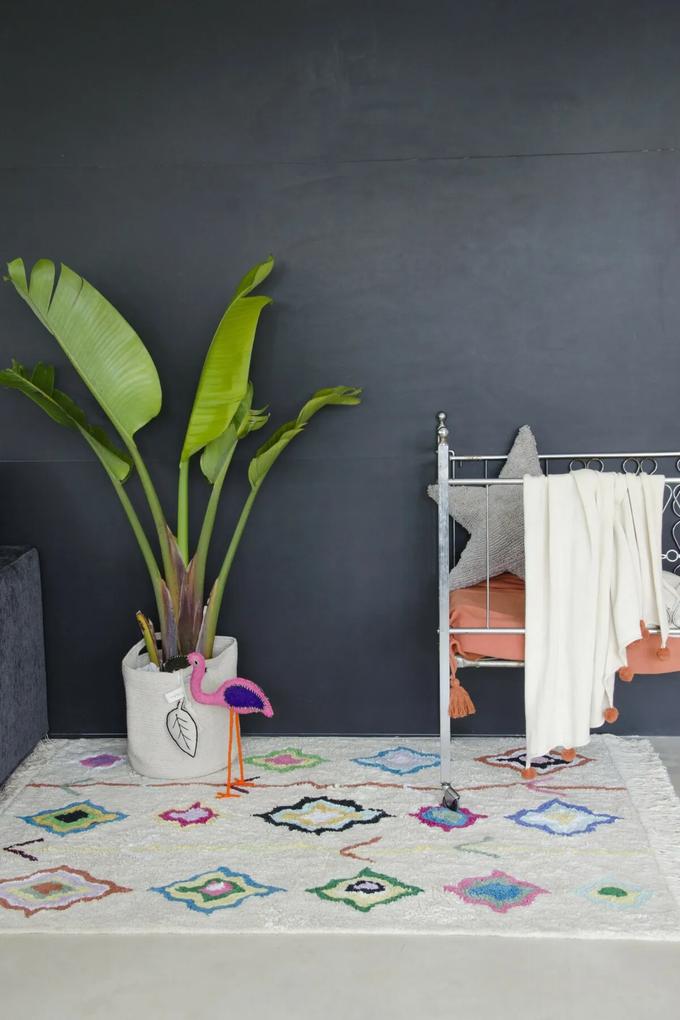 Lorena Canals koberec 140 x 200 cm kosočtverce - krémový Morocco
