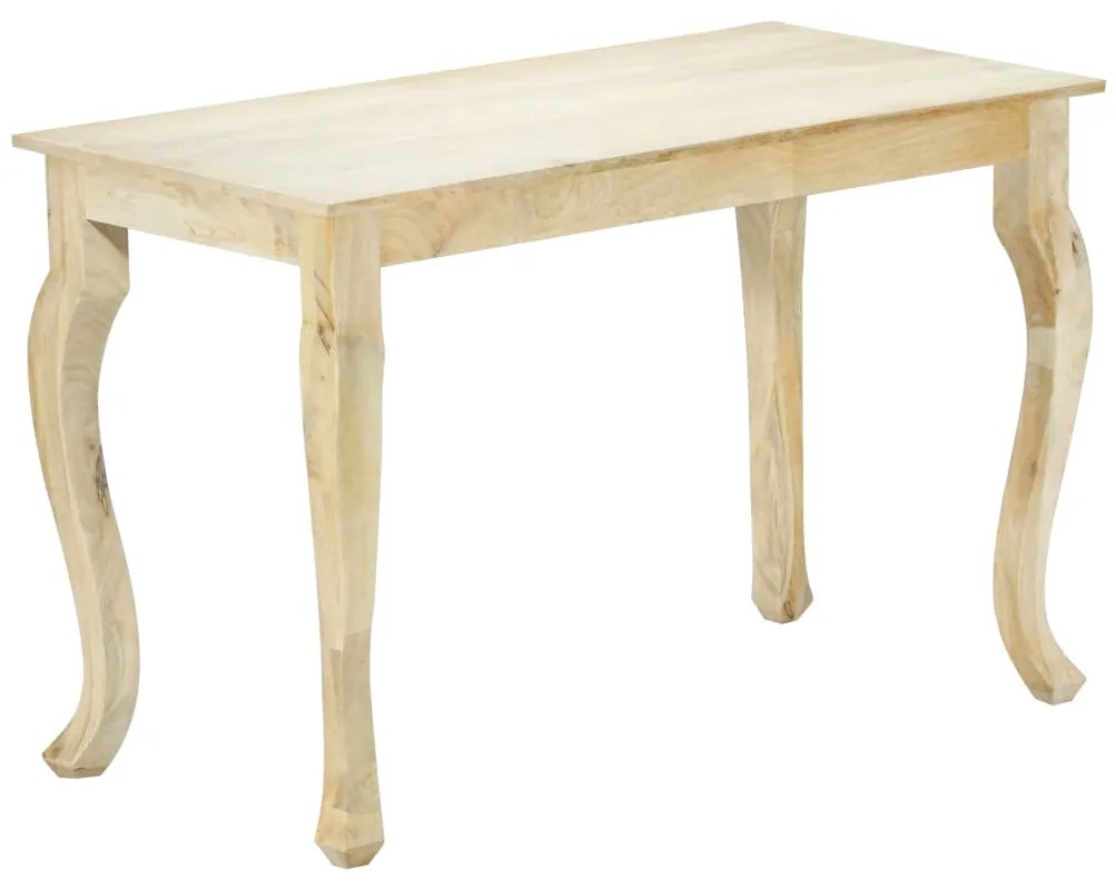 282857 vidaXL Jídelní stůl 118 x 60 x 77 cm masivní mangovníkové dřevo
