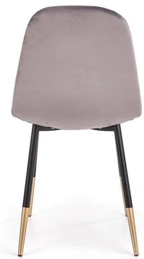 HALMAR K379 židle šedá