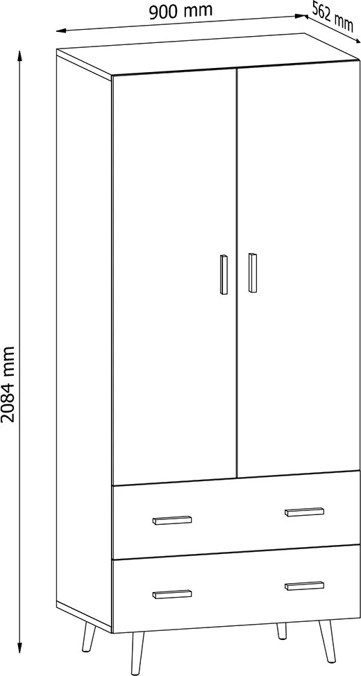 Obývací stěna se skříní BRILLO | 320 cm + 90 cm | bílá/šedá lesk/dub artisan
