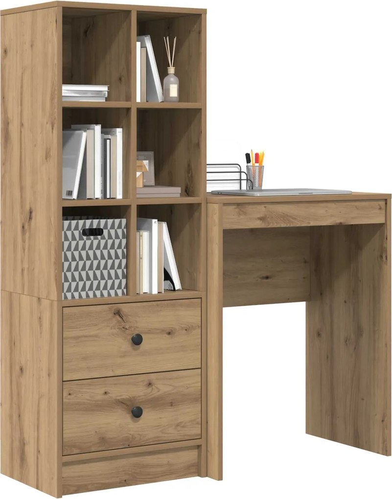 Stůl Artisanový dub 105,5 x 34 x 127 cm 2 ks 3337304