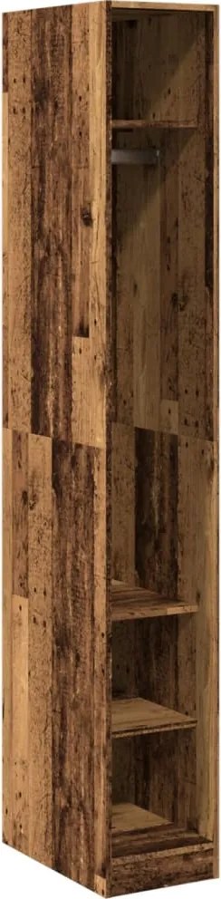 Šatní skříň old wood 30 x 50 x 200 cm kompozitní dřevo 3307691