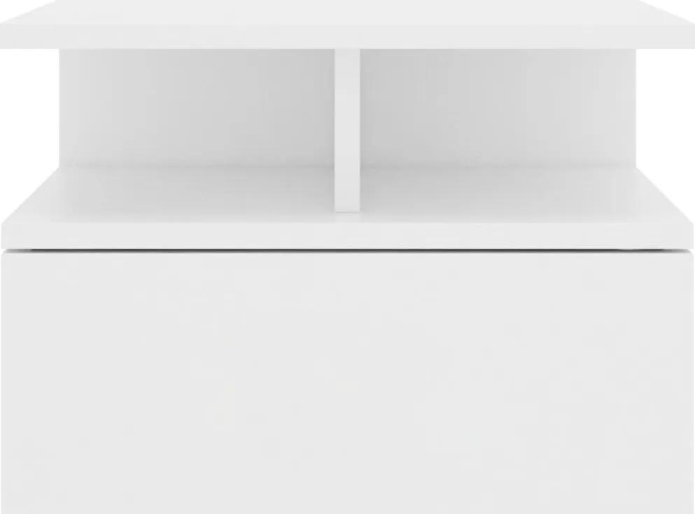vidaXL Nástěnný noční stolek 40 x 31 x 27 cm dřevotříska [800405] Barva: Černá