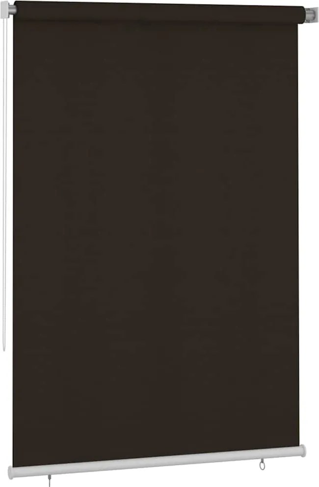 Venkovní roleta 165 (Š) x 230 (V) cm hnědá HDPE 312983