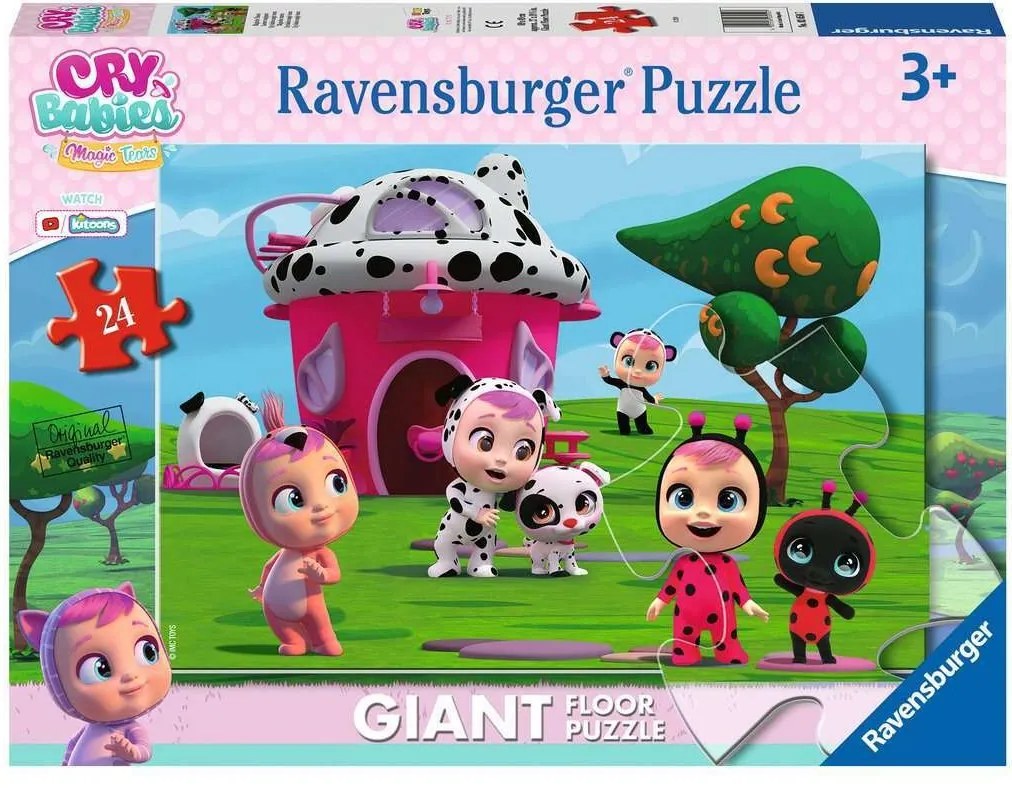 Ravensburger obrovské podlahové puzzle cry babies magic tears 24 dílků