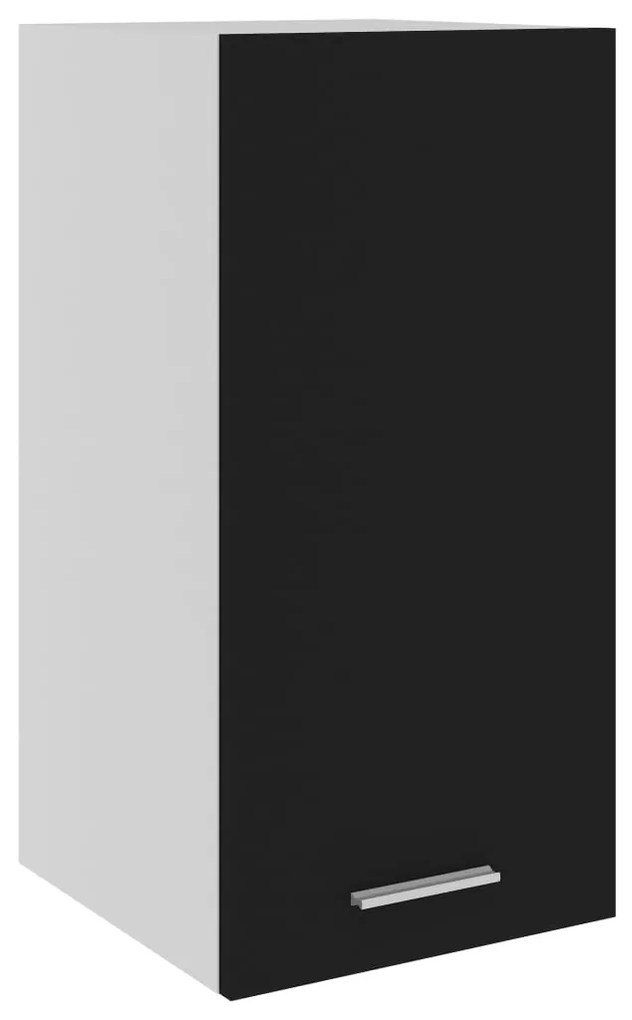 801245 vidaXL Horní skříňka černá 29,5 x 31 x 60 cm dřevotříska