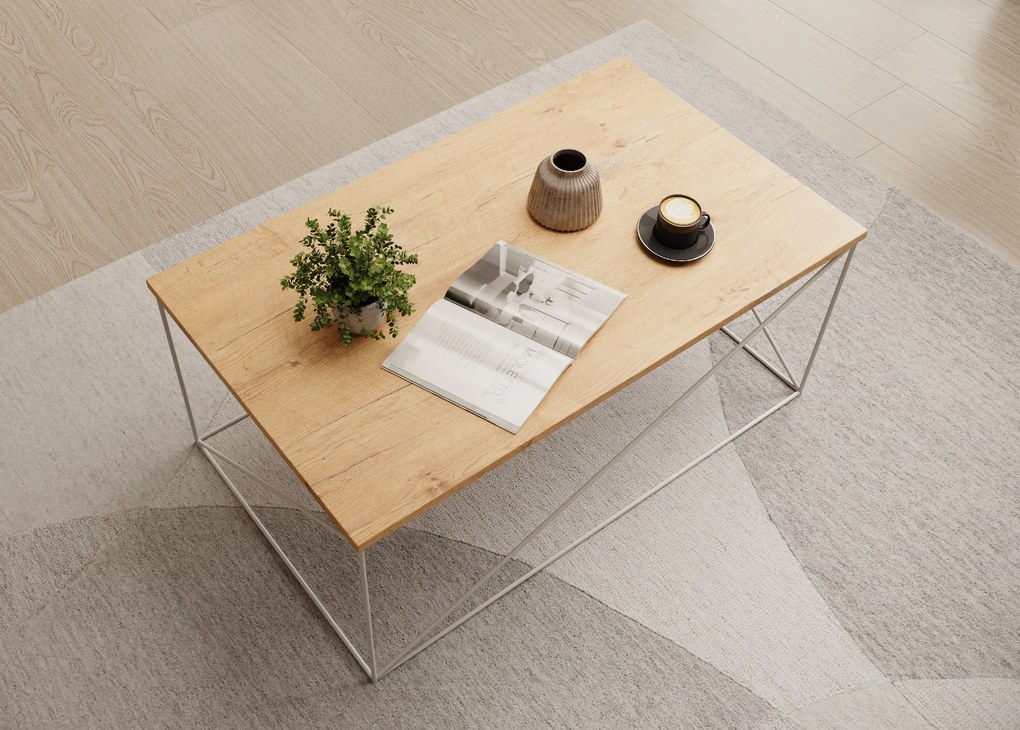 ADRK Furniture Konferenční stolek Dante CT-DAN-W-OL