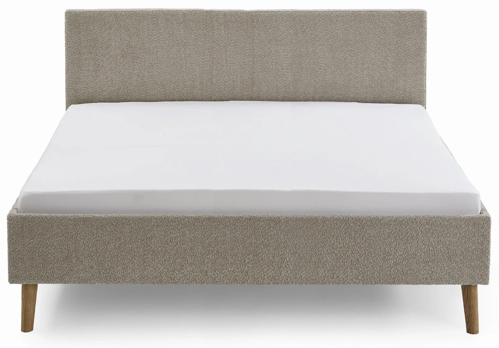 MEISE MÖBEL Čalouněná postel KRETA 180x200cm taupe 2162-10-5000
