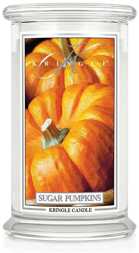 Kringle Candle svíčka Sugar Pumpkins (sójový vosk), 623 g