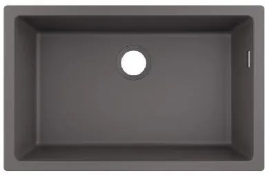 Hansgrohe - Podstavný granitový dřez S510-U660, kamenná šedá 43432290