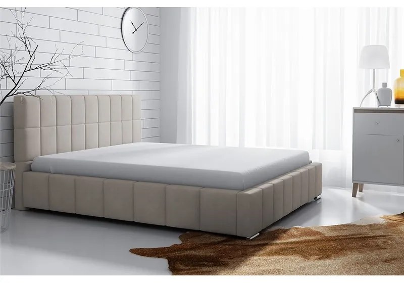 Čalouněná postel s úložným prostorem Ninjago, Rozměr postele: 140x200, Barva:: Rico 11