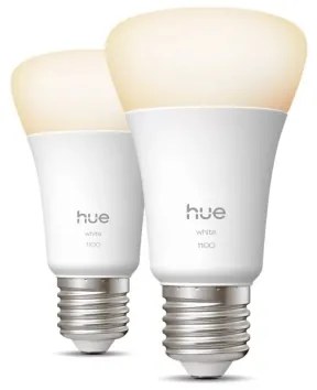 SADA 2x LED Stmívatelná žárovka Philips Hue WHITE E27/9,5W/230V 2700K