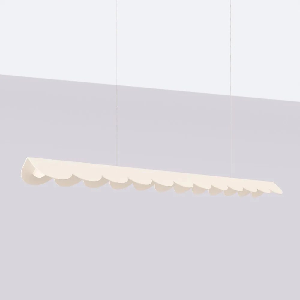Béžové hliníkové LED závěsné svítidlo BISCUIT – Thoro