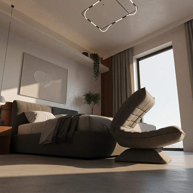Velaco Rozkládací relaxační otočné křeslo ORION