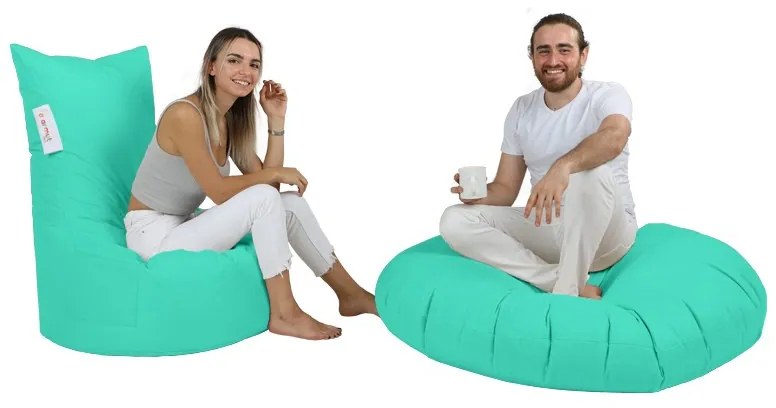 Atelier del Sofa Zahradní sedací vak Balina - Turquoise, Tyrkysová