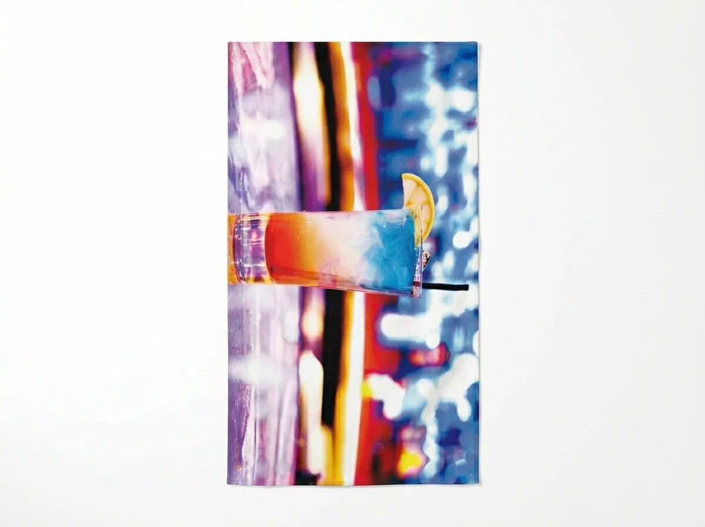 Rychleschnoucí XXL plážová osuška FRIZZEL barevná 150 x 210 cm, 100% mikrovlákno