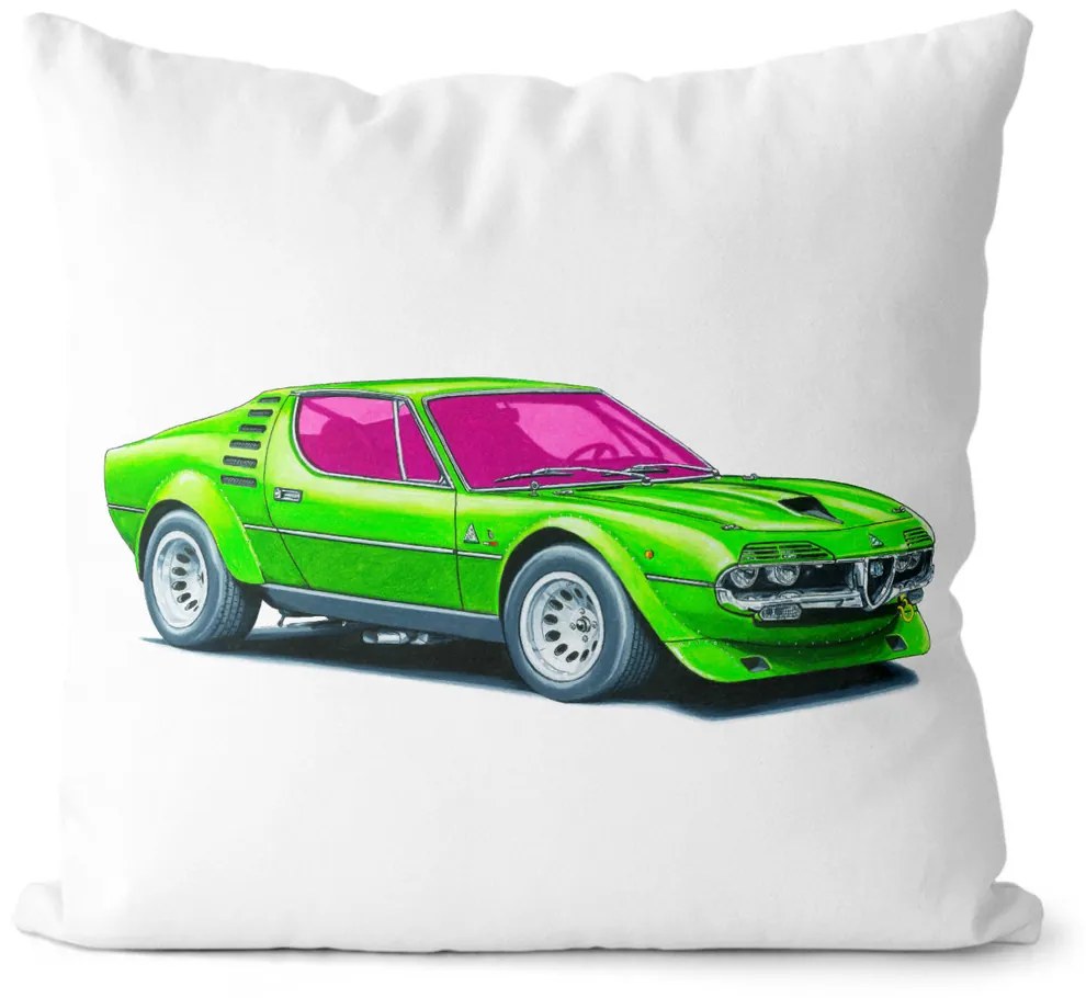 Polštář Alfa Romeo Montreal GT 40x40cm