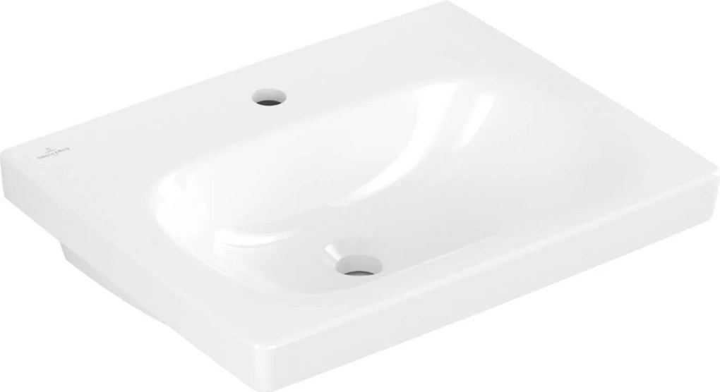 Villeroy & Boch Skyla - Umyvadlo 55x45 cm, bez přepadu, otvor pro baterii, alpská bílá 5A515601