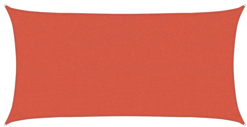 Stínící plachta 160 g/m² cihlová 2,5 x 4,5 m HDPE 311345