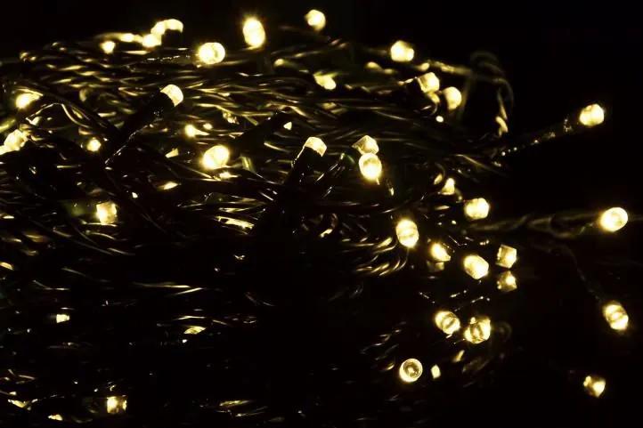 Nexos Vánoční LED osvětlení 1000 diod - bohatý řetěz - teple bílá 20 m