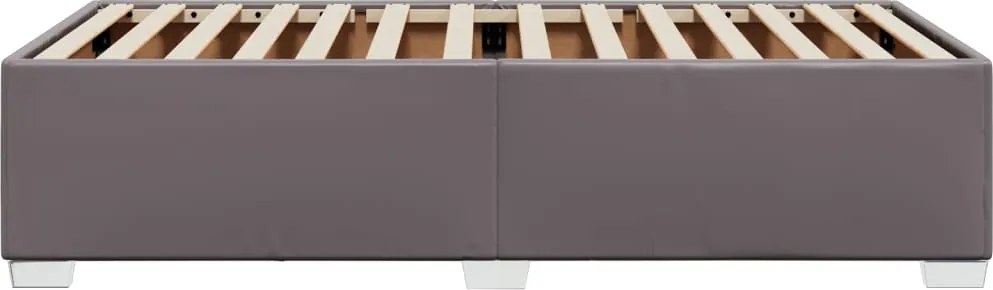 Rám postele šedý 80 x 200 cm umělá kůže 3284534