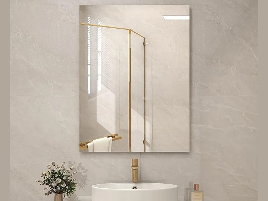 Chytré infrazrcadlo SMART MIRROR 250W | Výhřevnost 4,5 m2 | 60x80 cm | WiFi termostat | Dálkové ovládání | LED světlo | Zrcadlo na výšku