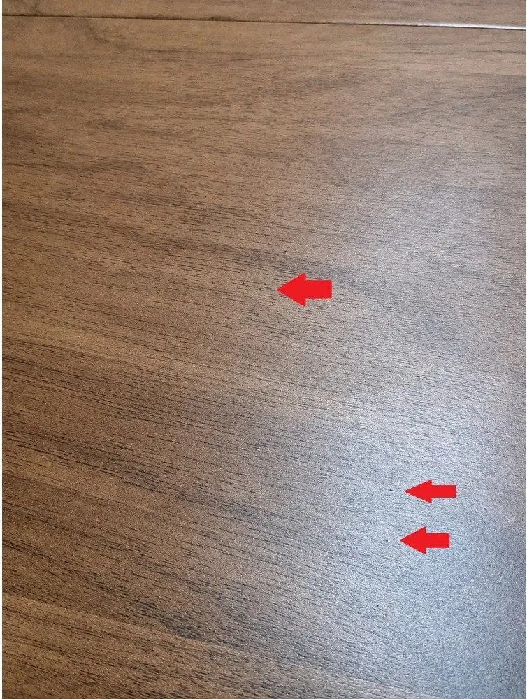 Rozkládací jídelní stůl s přídavnou deskou v dekoru ořechu 90x180 cm Montreux - II. jakost – Actona