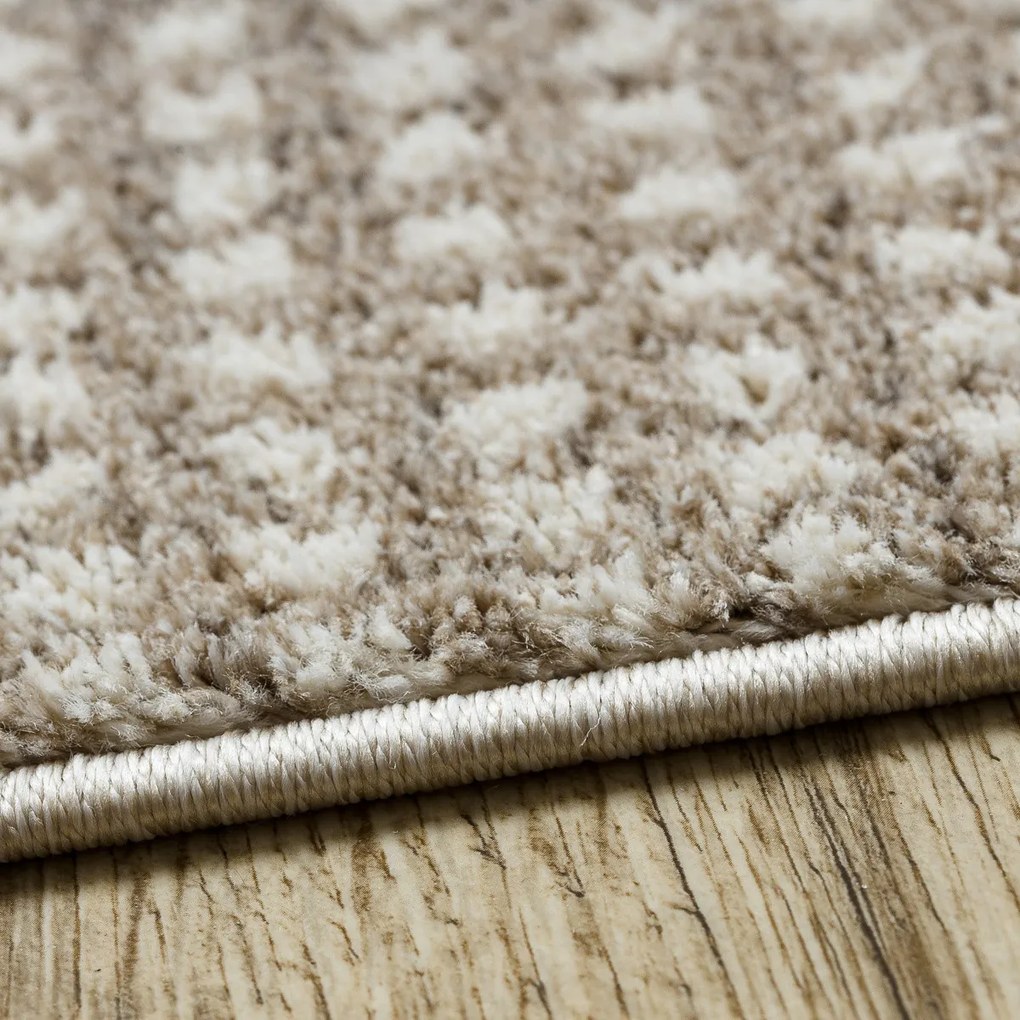 Dywany Łuszczów, Kusový koberec Fusion 0805 cream/beige, 200x290, béžová, kancelář