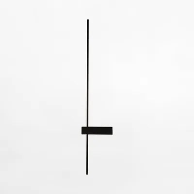 Černé minimalistické nástěnné LED svítidlo ARCO