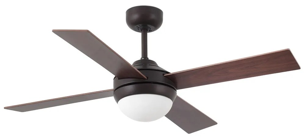 FARO MINI ICARIA 33697 42“ tmavě hnědá/mahagon/bělený dub Reverzní stropní ventilátor