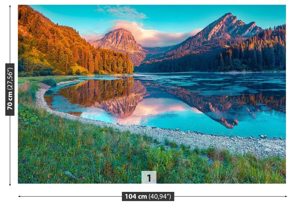 Fototapeta Jezero Obersee 104x70