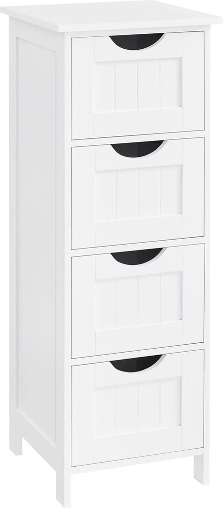 XXXLutz SPODNÍ SKŘÍŇKA, bílá, bílá, 30/82/30 cm MID.YOU - Koupelnové série - 002543018206