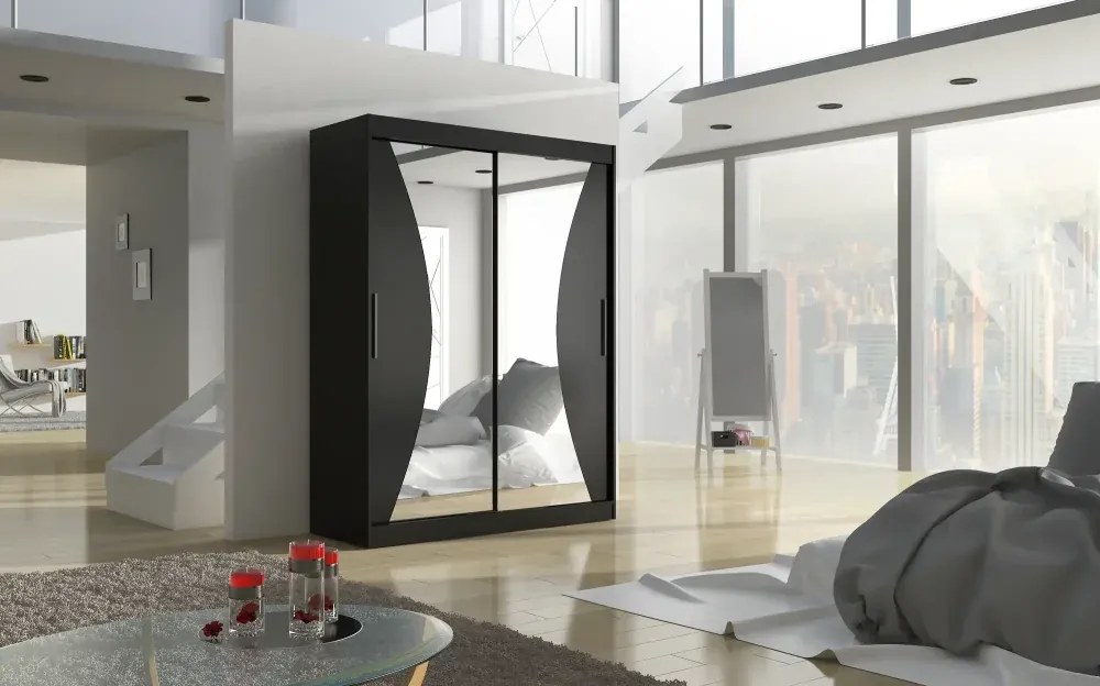Skříň posuvná se zrcadlem MAX 150