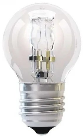 Emos Halogenová žárovka ECO Mini Globe P45 42W E27 230V 630Lm teplá bílá, stmívatená