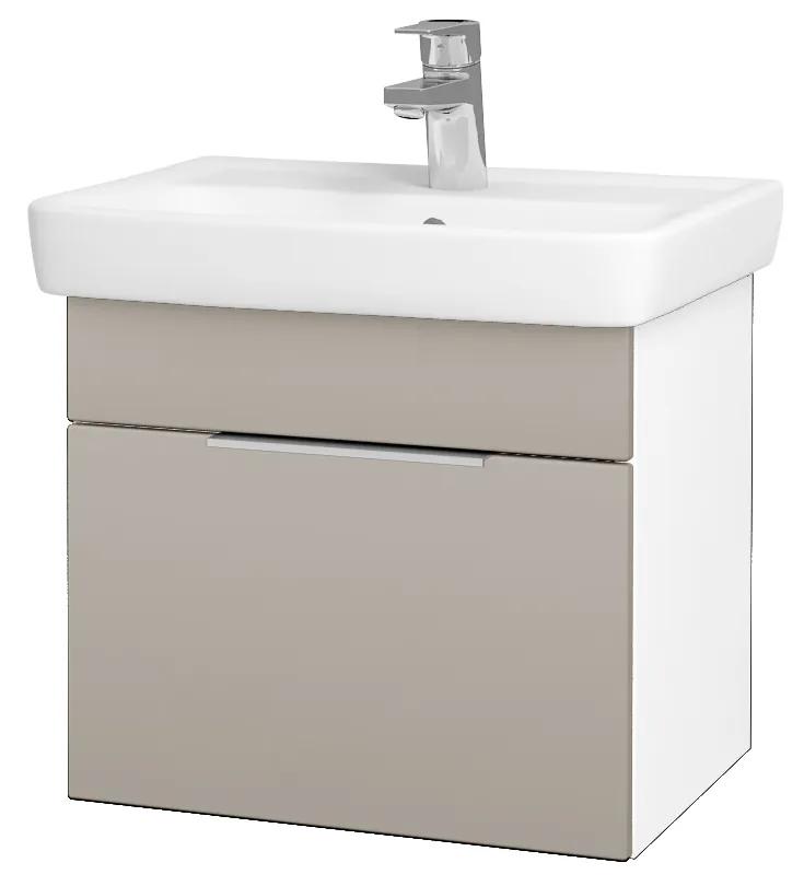 Dřevojas Koupelnová skříň SOLO SZZ 50 Varianta: N01 Bílá lesk / Úchytka T02 / D17 Colorado