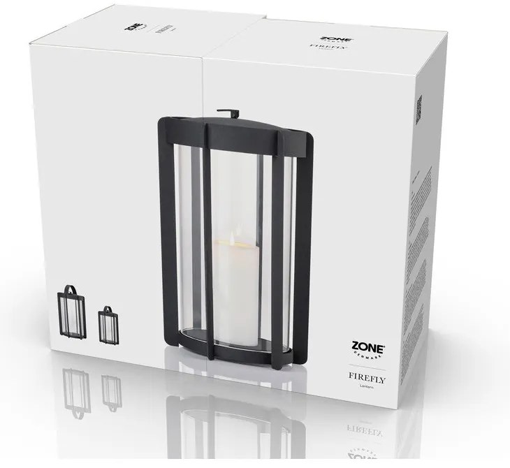 Kovová lucerna (výška 35 cm) Firefly – Zone