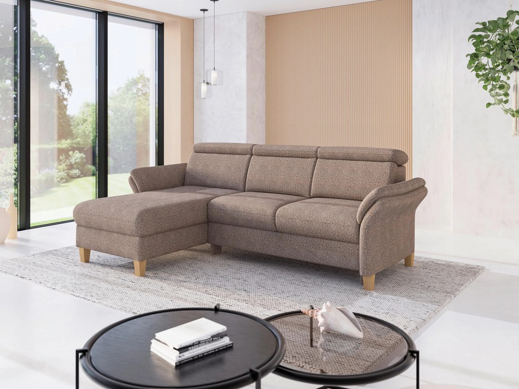 XXXLutz ROHOVÁ SEDAČKA, textil, cappuccino Sit & More - Sedací soupravy - 000144025731