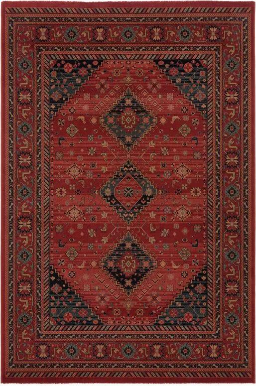 Kusový koberec vlněný Osta Kashqai 4345 300 červený Rozměr: 135x200 cm