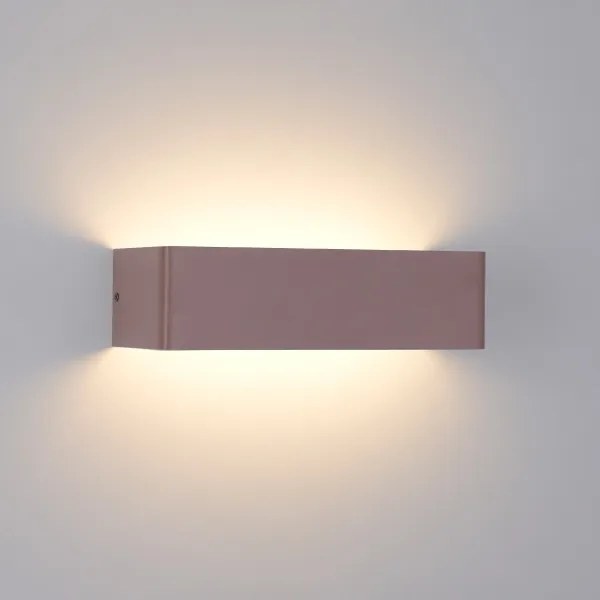 Brilagi - LED Venkovní nástěnné svítidlo DONNANI LED/12W/230V 30 cm hnědá IP44