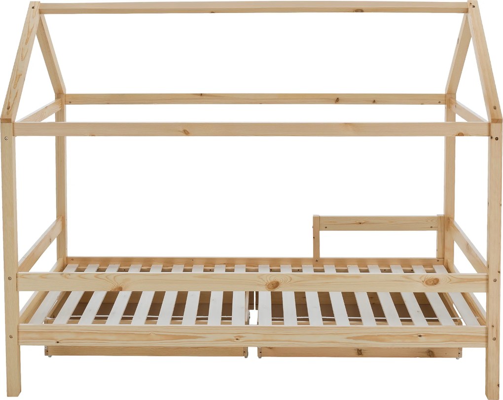Montessori postel, 90x200, přírodní, masiv, NOEMA