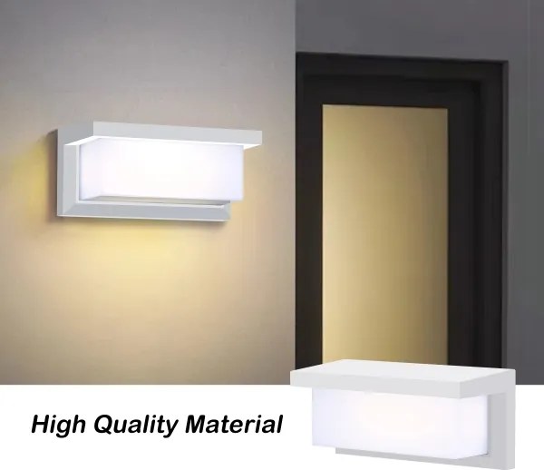 Brilagi - LED Stm ven nástěnné svít BRICKY 1xE27/6W/230V 2700-6500K IP54 bílá