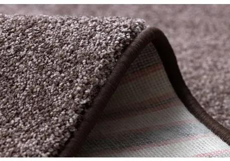 koberec, koberec metráž SAN MIGUEL hnědý 41 hladký, Jednotný jedno velikost 150x350 cm | krásné koberce cz